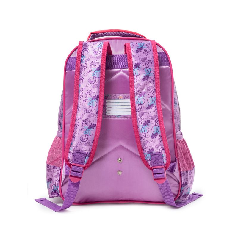 Mochila Escolar Feminina Disney Princesa Sofia Lilás
