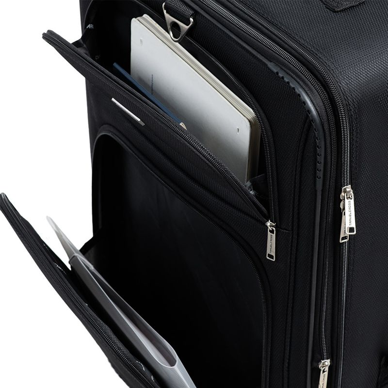 Mala Média Poliéster 2 Rodas T-Cross Preta